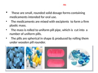 Introduction to New dosage forms presentation | PPTX