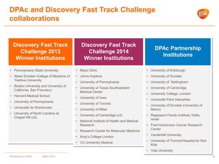 Introduction to Discovery Partnerships with Academia (DPAc) | PDF
