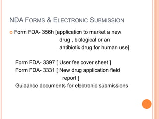 New drug application | PPTX
