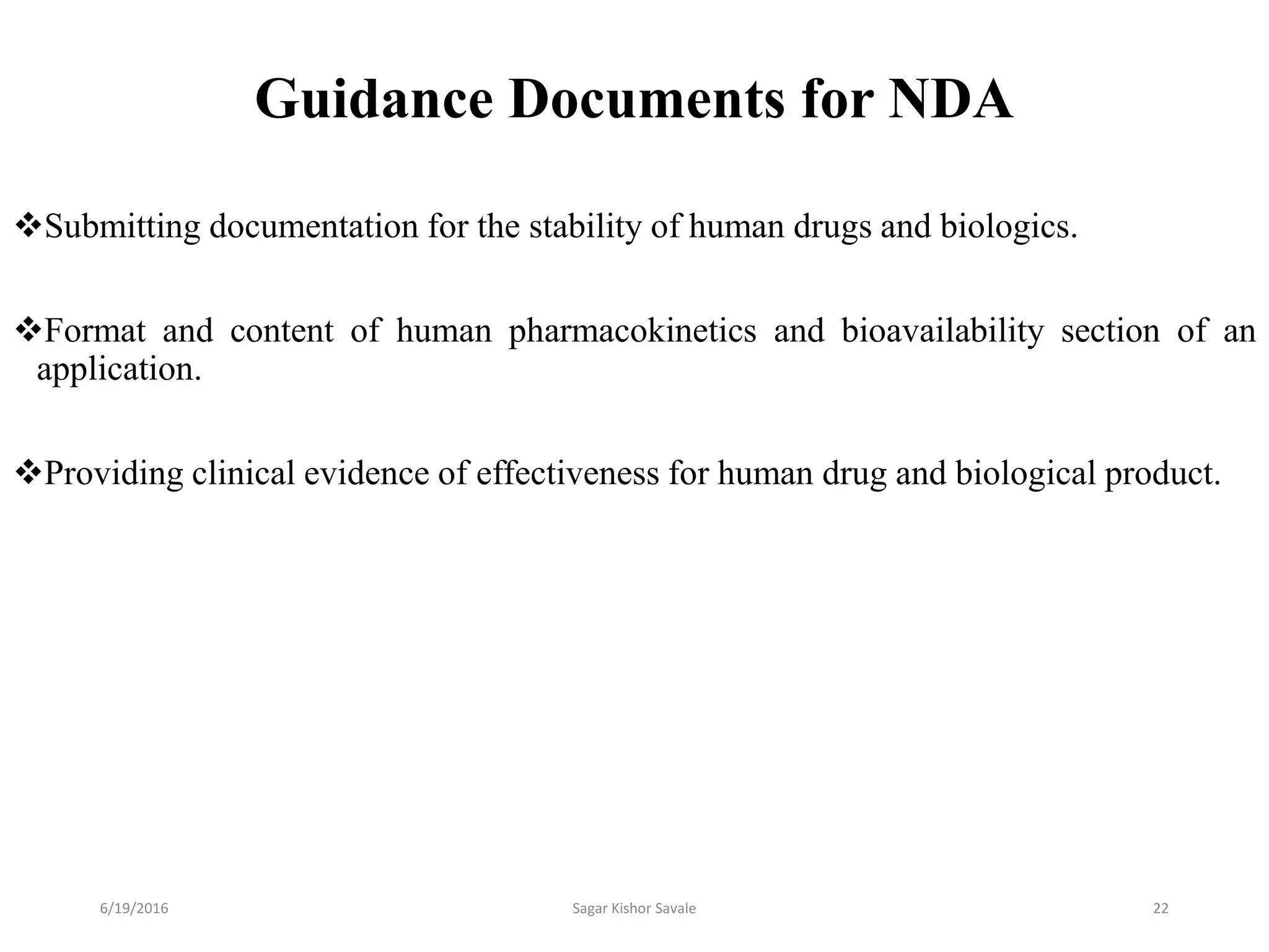 New Drug Application [NDA] | PPTX