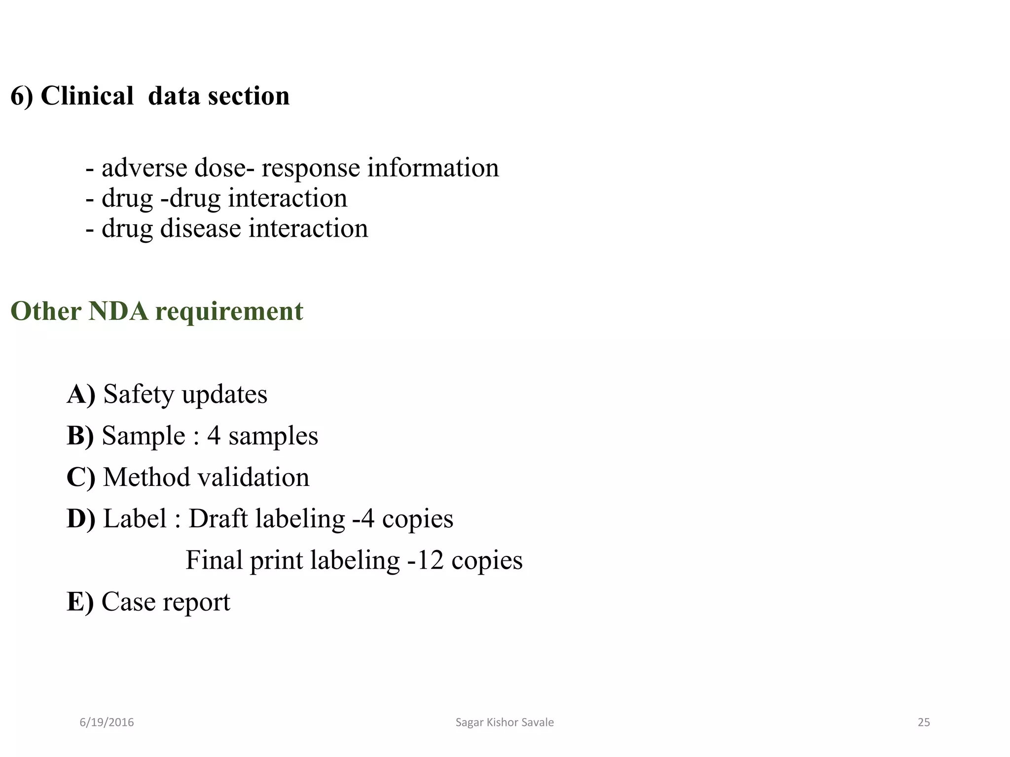 New Drug Application [NDA] | PPTX