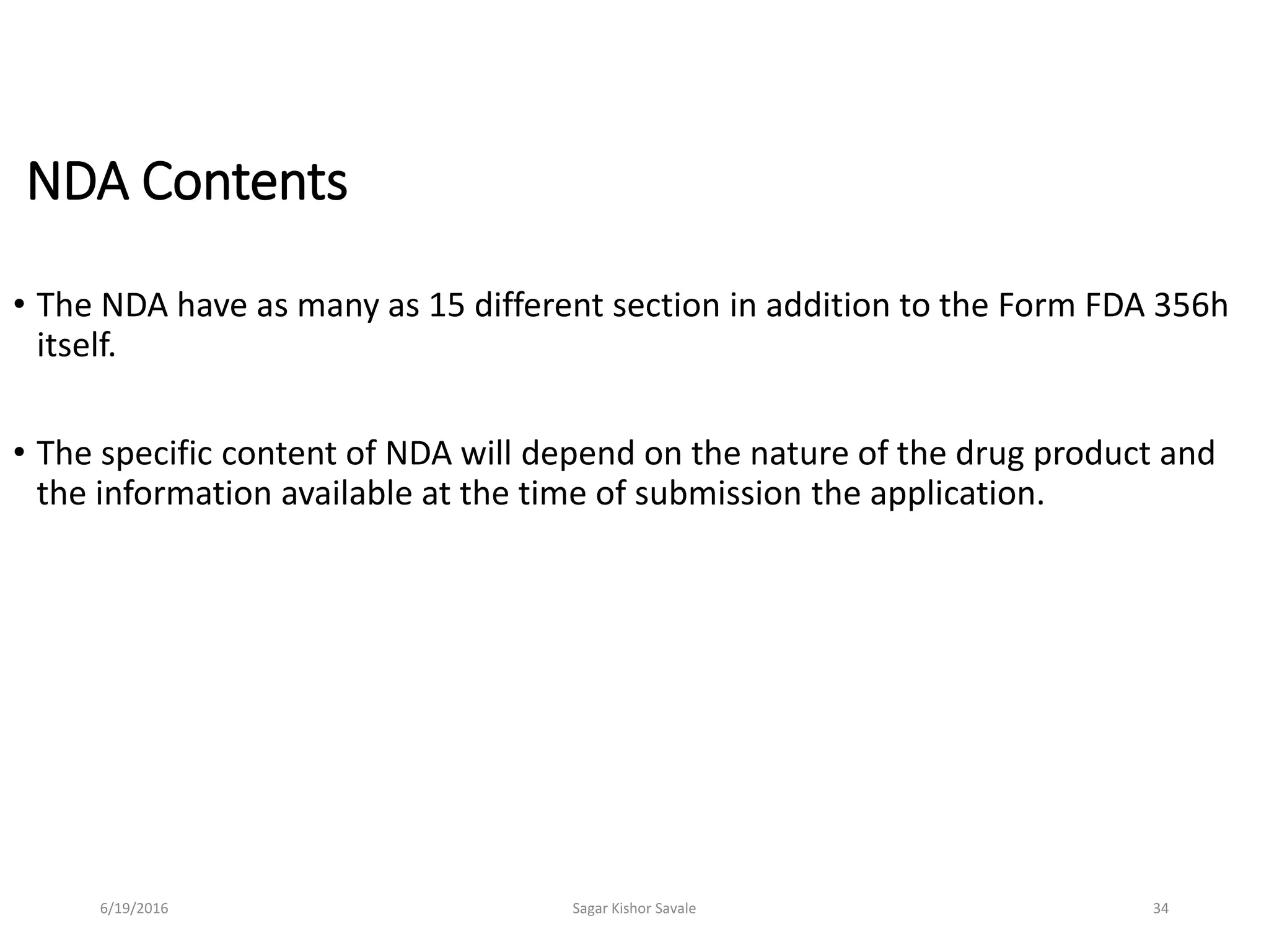 New Drug Application [NDA] | PPTX