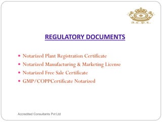COSMETIC REGISTRATION IN INDIA ppt | PDF