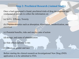 New drug development process(PHARMACY LAW AND ETHICS) | PPT