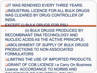 New drug policy 1994 | PPTX