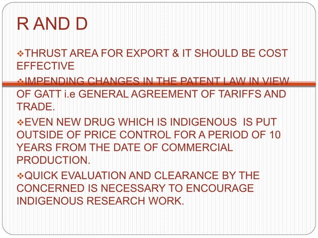 New drug policy 1994 | PPT