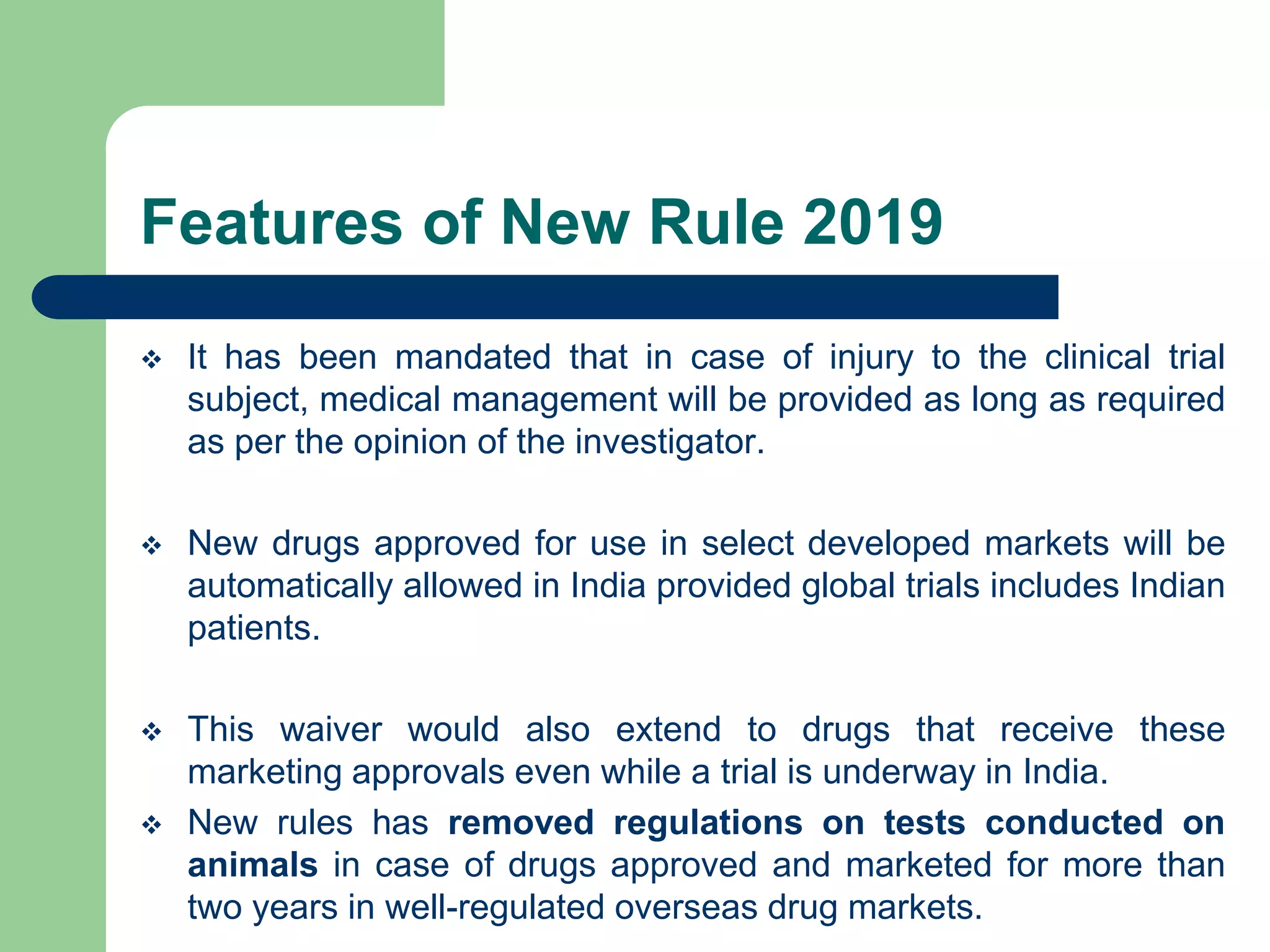 New drugs and clinical trials rules, 2019_ Dilip Kawane | PPT