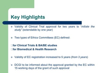 New drugs and clinical trials rules, 2019_ Dilip Kawane | PPT