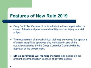 New drugs and clinical trials rules, 2019_ Dilip Kawane | PPT