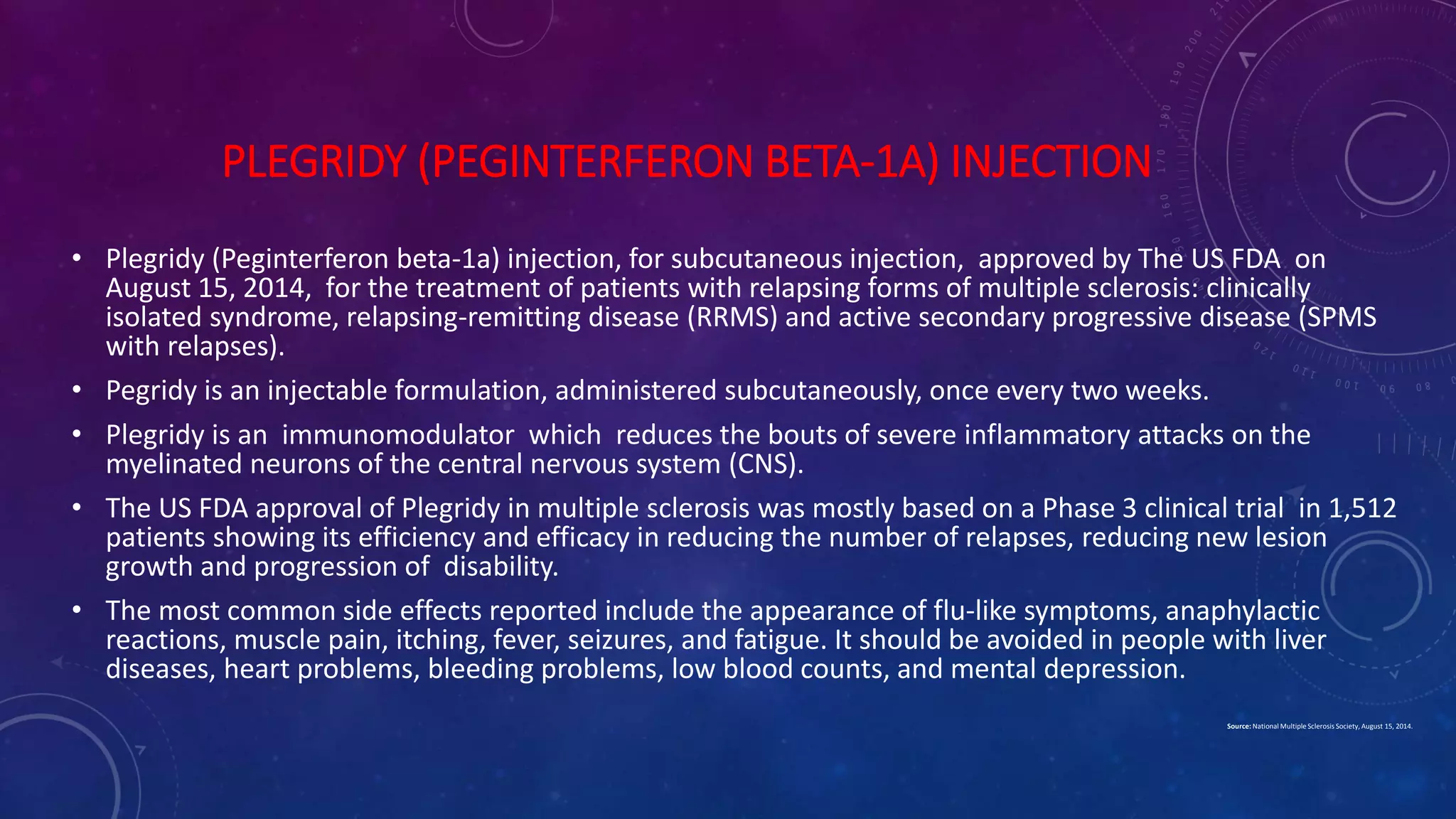 New Drugs For Multiple Sclerosis approved by The US FDA in 10 Years. | PPTX