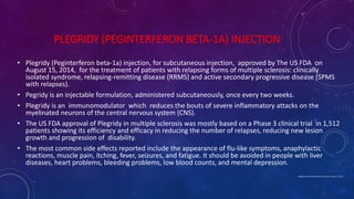 New Drugs For Multiple Sclerosis approved by The US FDA in 10 Years. | PPTX
