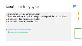 New dry syrup | PPTX