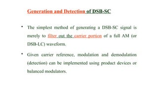 ppt communication double side band Suppressed carrier | PPTX