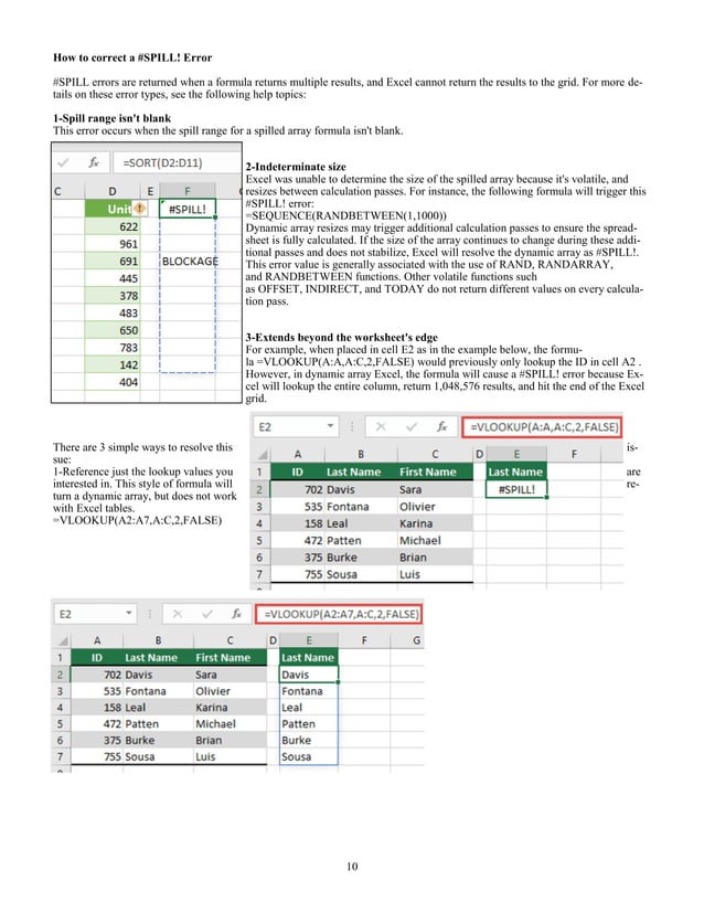 New Dynamic Array Functions. Excel Tutorial | PDF