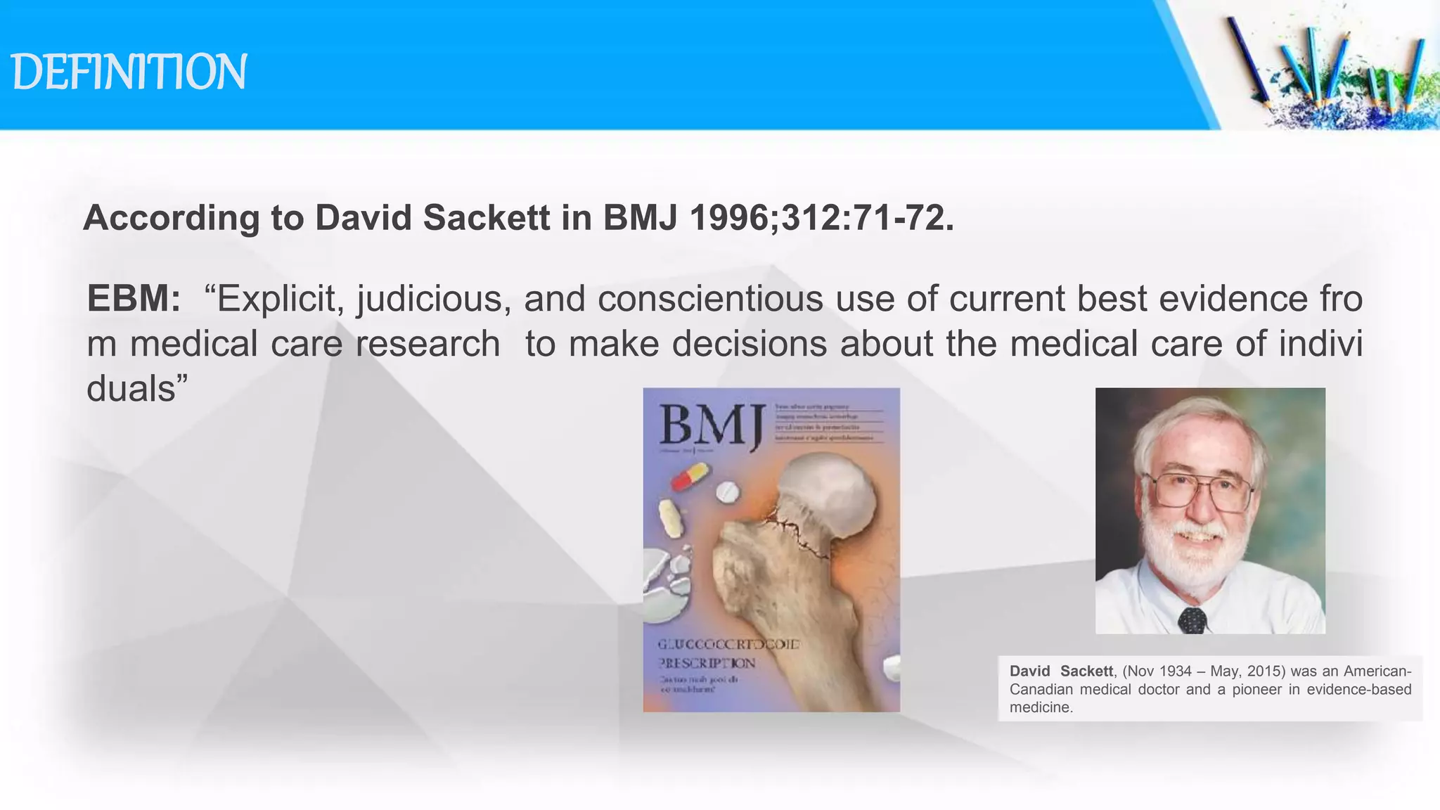 Evidence based Orthopedics | PPTX