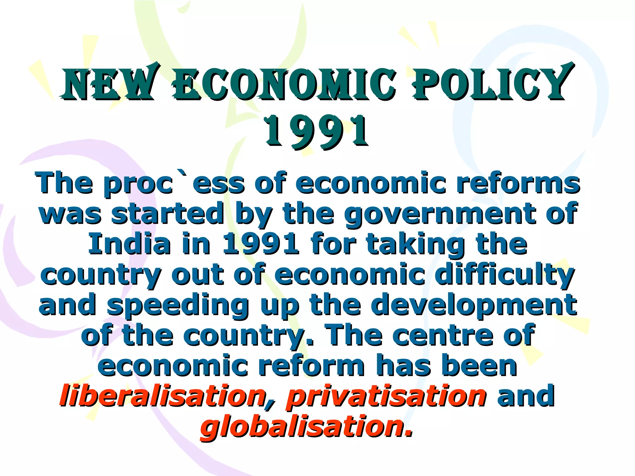 New Economic Policy | PPT