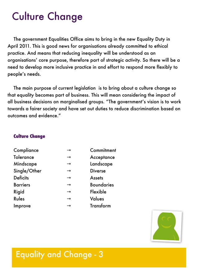 New Equality And Diversity handout | PDF