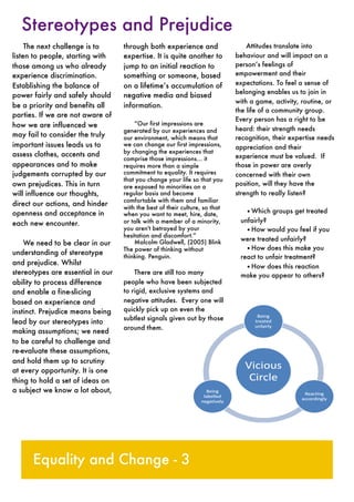 New Equality And Diversity handout | PDF