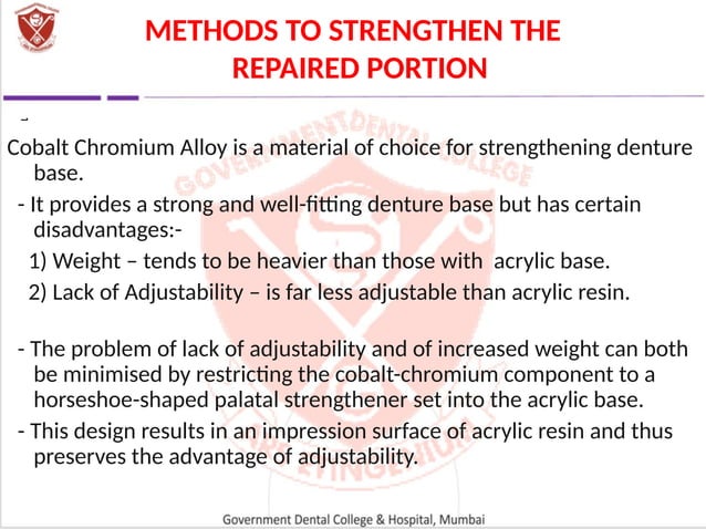 RELINING REBASING AND REPAIR OF COMPLETE DENTURE.ppt
