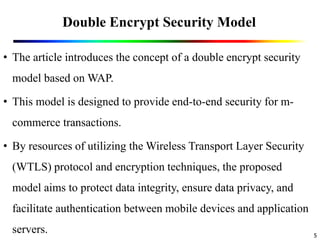 Study On Double Encrypt Security Model Of Mobile Commerce Based On The ...