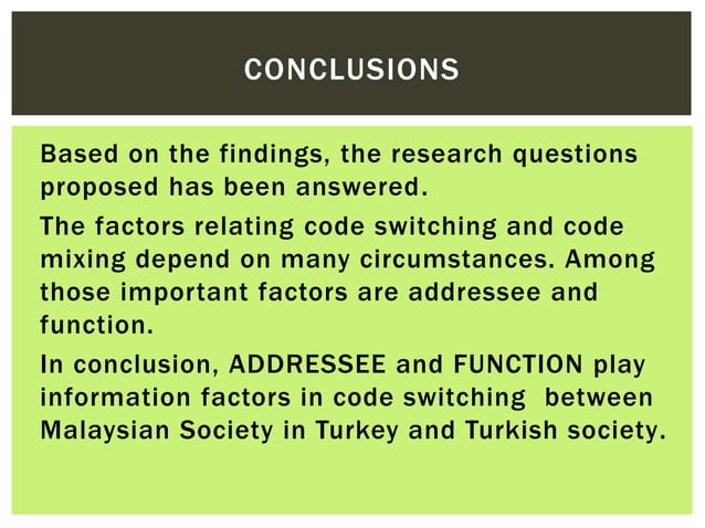 Code Switching ( Sociolinguistics) | PPT