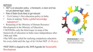 Paper Presentation on the “New Education Policy 20202: Initiatives for ...
