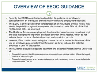 New EEOC guidelines - What Employers Need to Know about the Use of ...