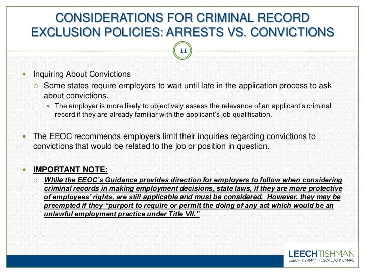 New EEOC Guidelines What Employers Need To Know About The Use Of Criminal Records In The new-eeoc-guidelines-what-employers-need-to-know-about-the-use-of-criminal-records-in-the