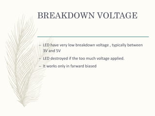 Light Emitting Diode (LED) | PPTX