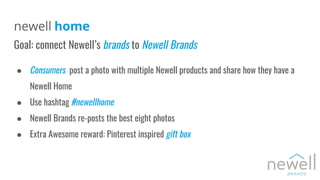 Newell Brands Marketing 4450 Campaign | PDF