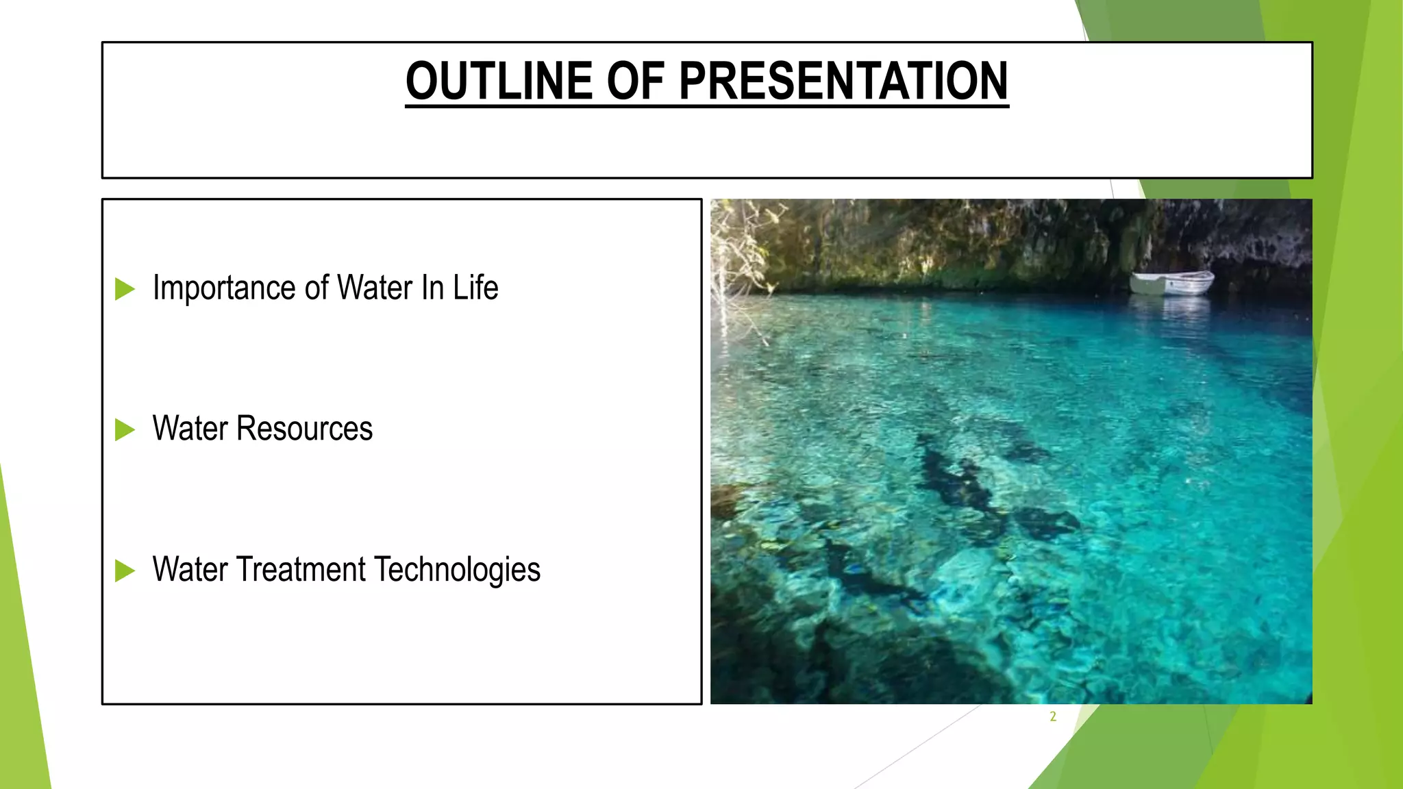 New emerging water treatment methods | PPTX