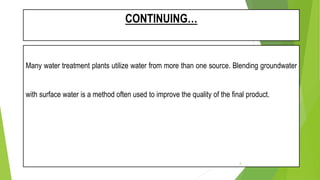 New emerging water treatment methods | PPTX