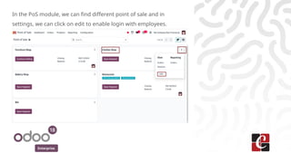 New Employee Login Screen in Odoo 18 POS | PPTX