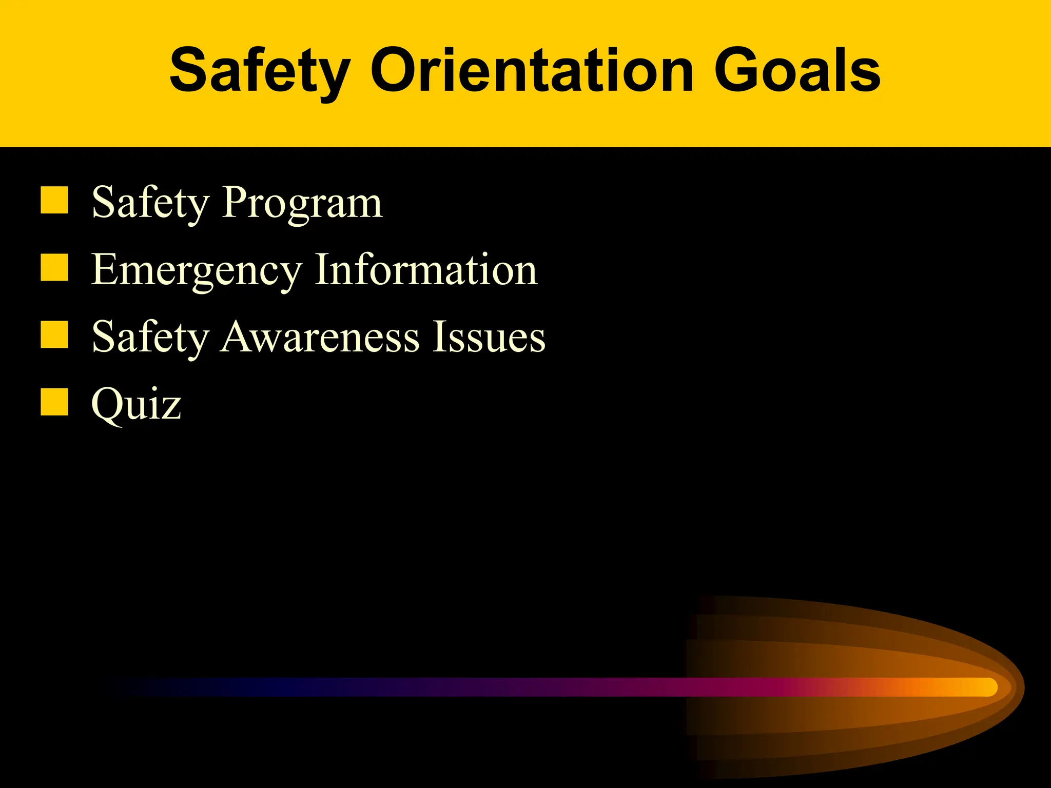 New Employee Safety Orientation presentation | PPT