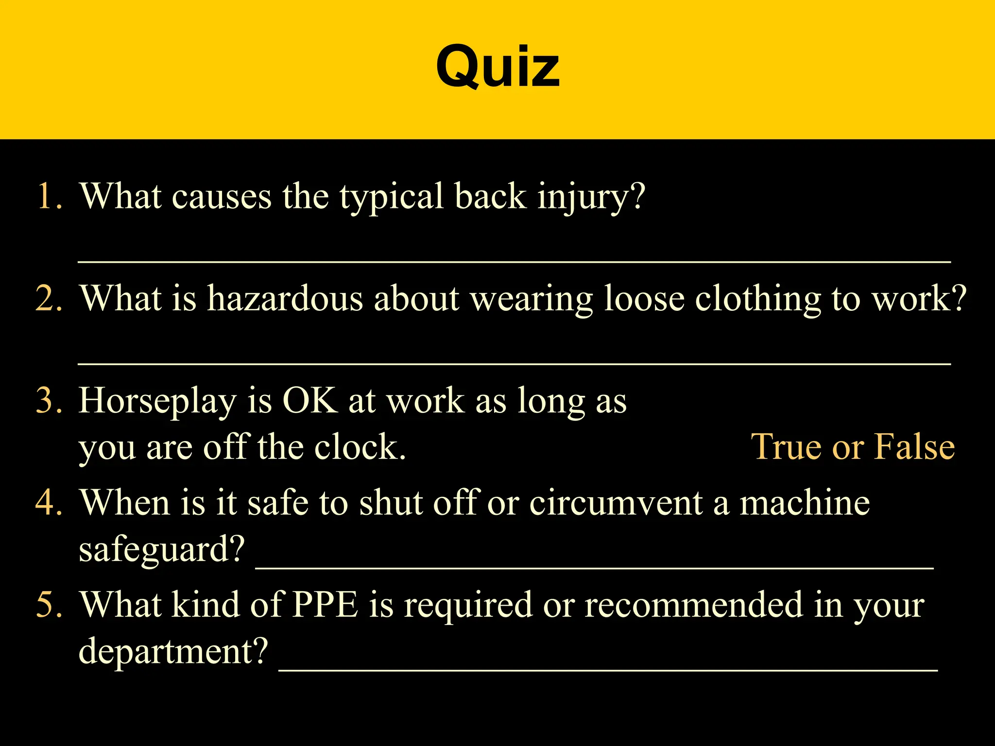 New Employee Safety Orientation presentation | PPT