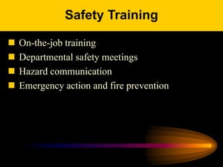 New Employee Safety Orientation presentation | PPT