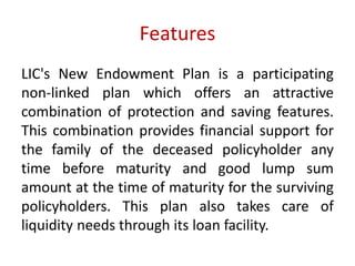 LIC - New Endowment | PPTX