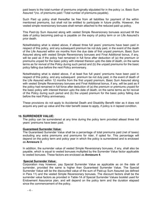 LIC's New endowment Plan Table no 814 | DOC