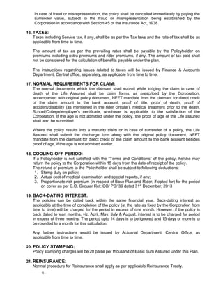 LIC's New endowment Plan Table no 814 | DOC