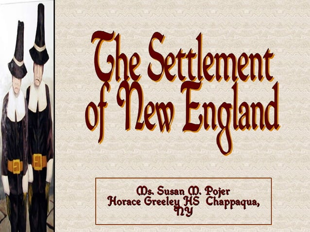 New englandcolonizationrevised | PPT