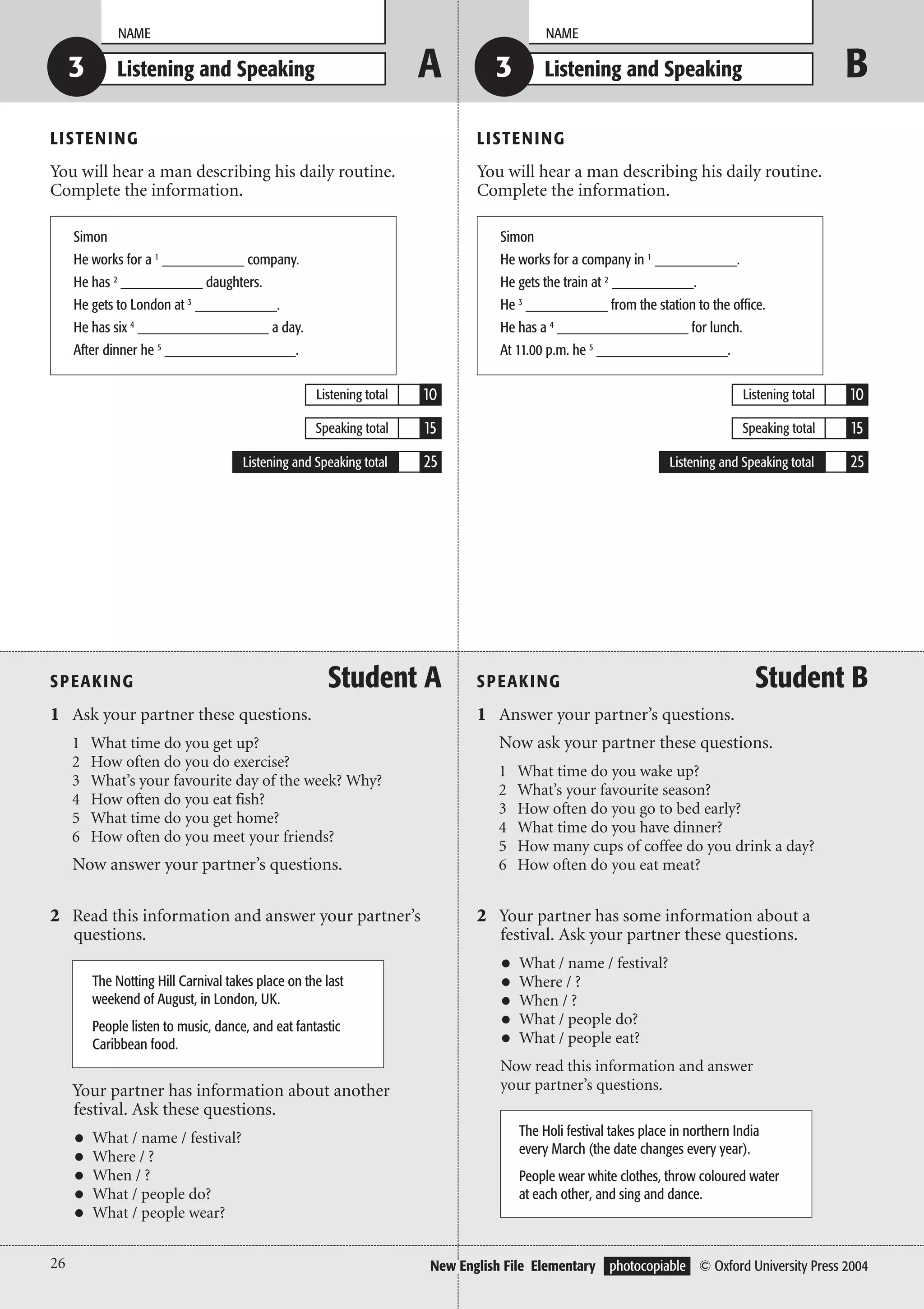 New English File 2004 Elementary Test Booklet 3.pdf