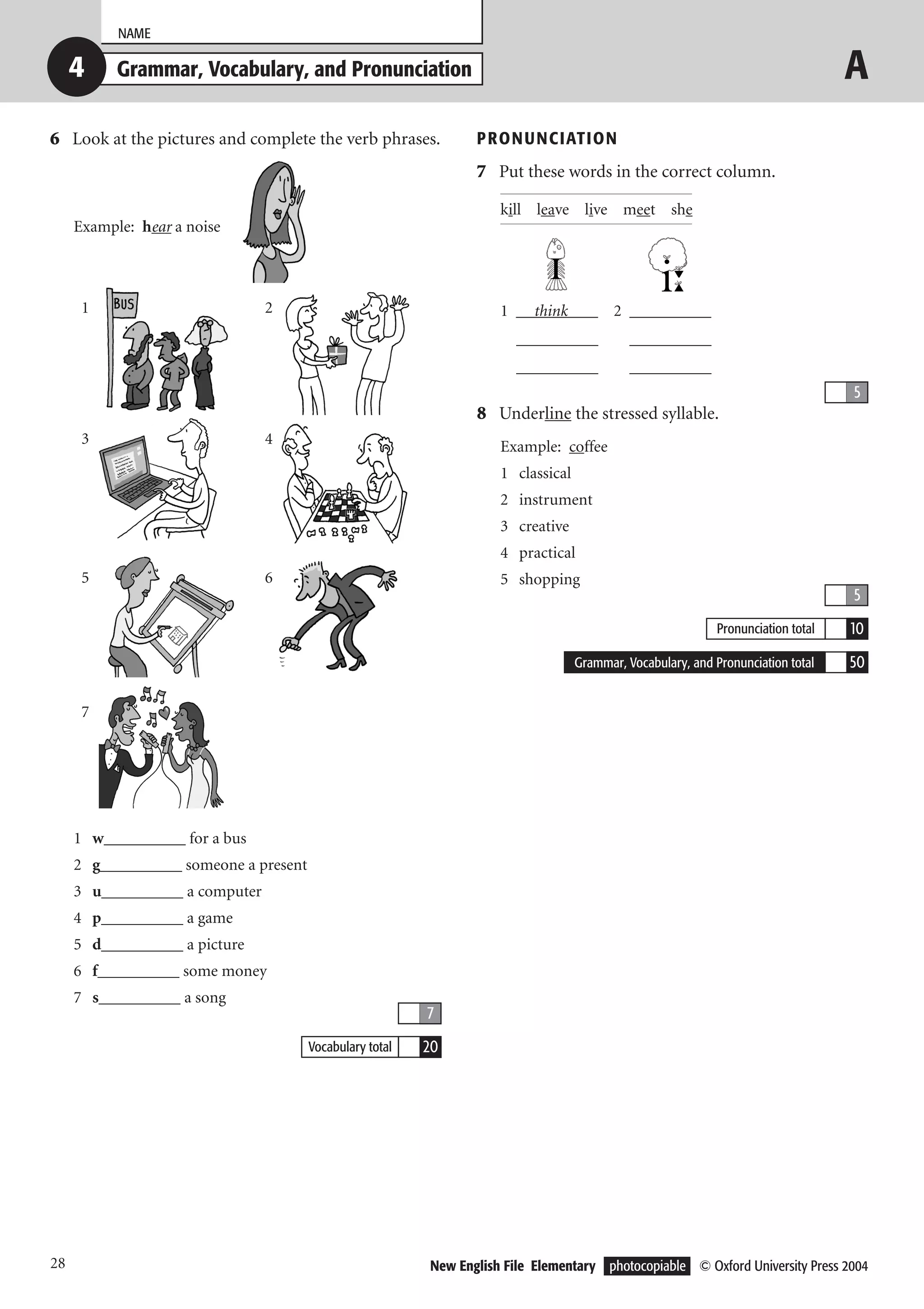 New English File 2004 Elementary Test Booklet 3.pdf