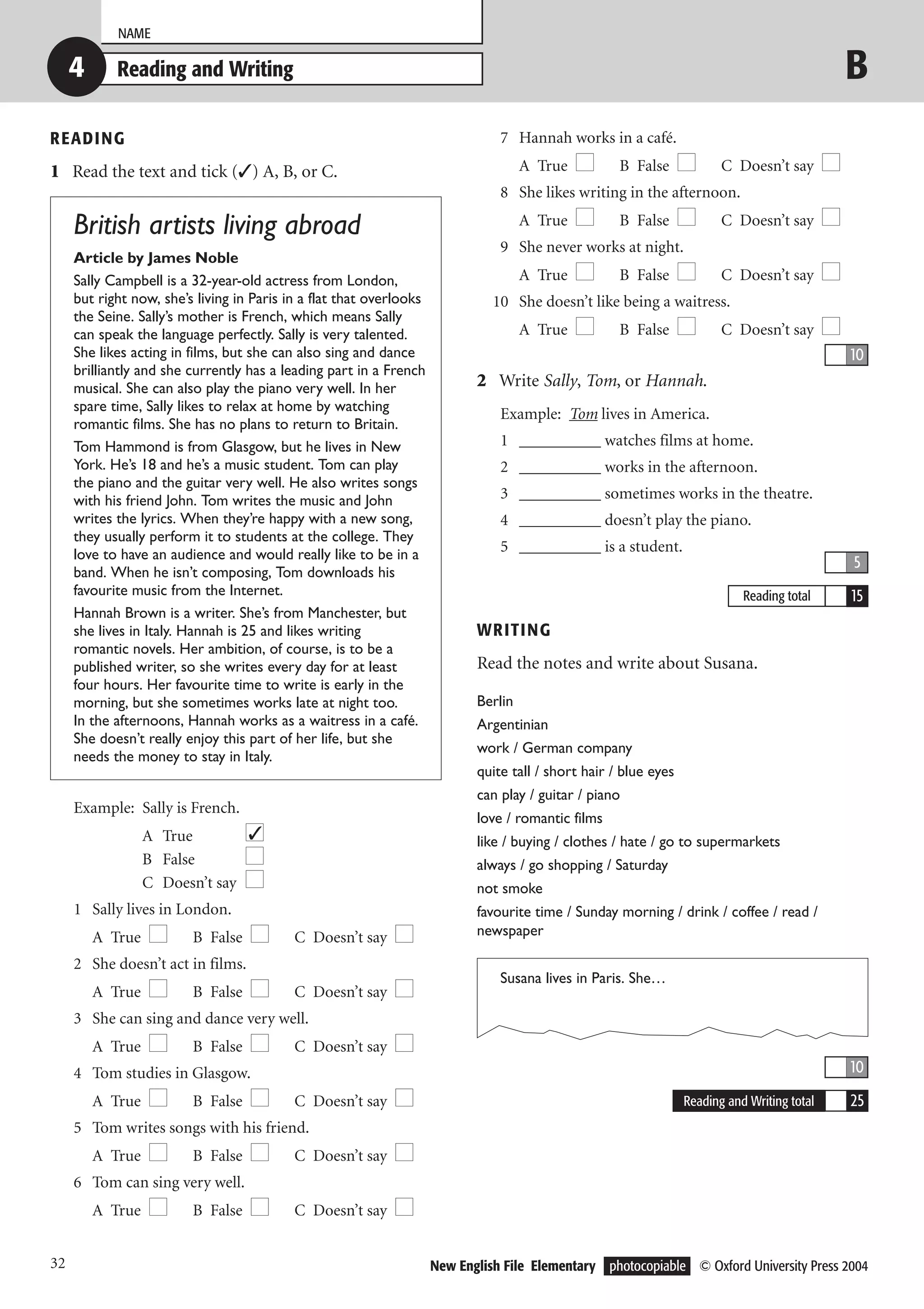 New English File 2004 Elementary Test Booklet 3.pdf