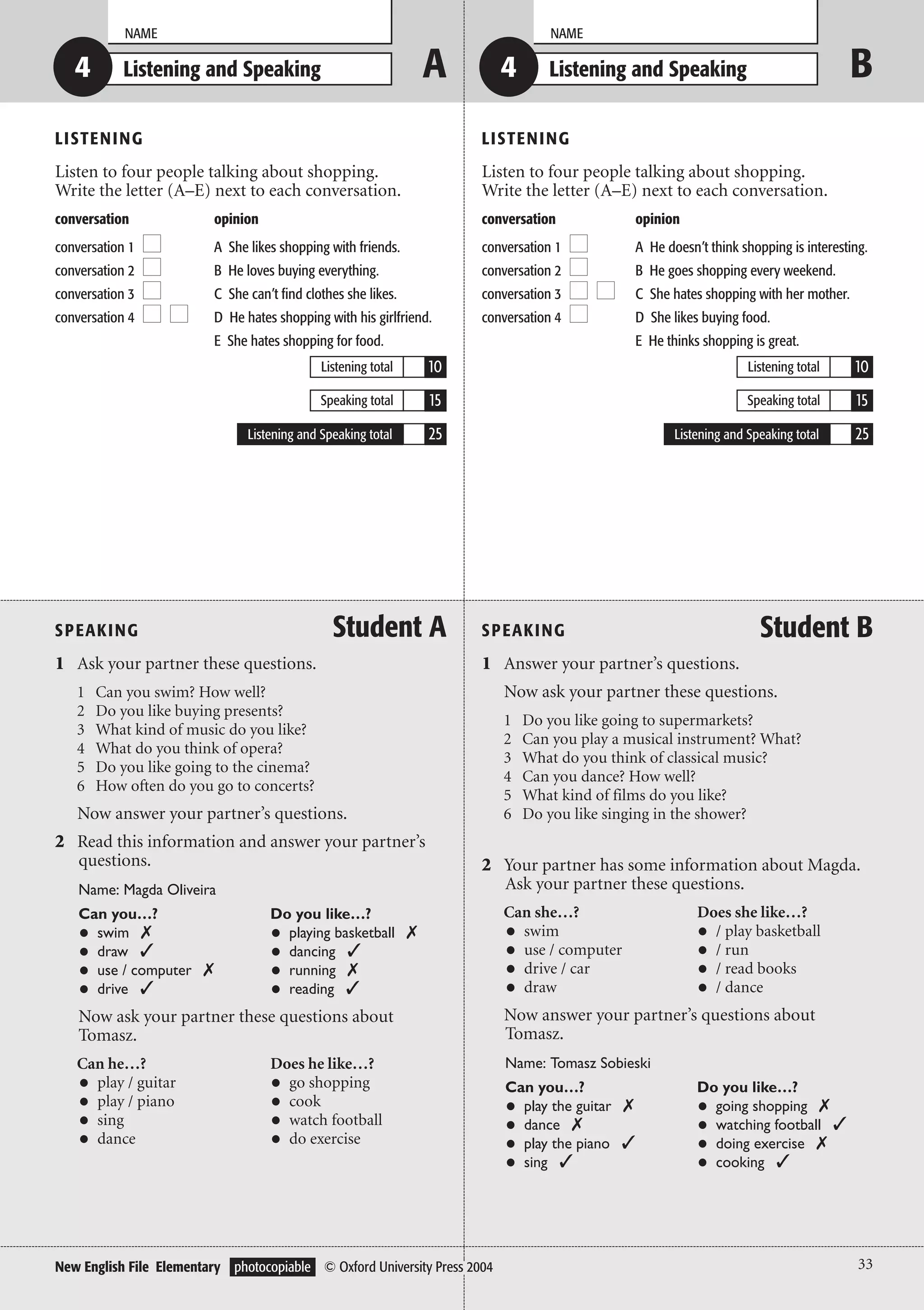 New English File 2004 Elementary Test Booklet 3.pdf