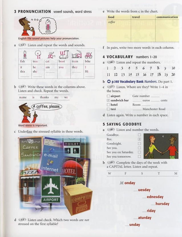 New English File Elementary Students Book 1.pdf | Technology & Computing