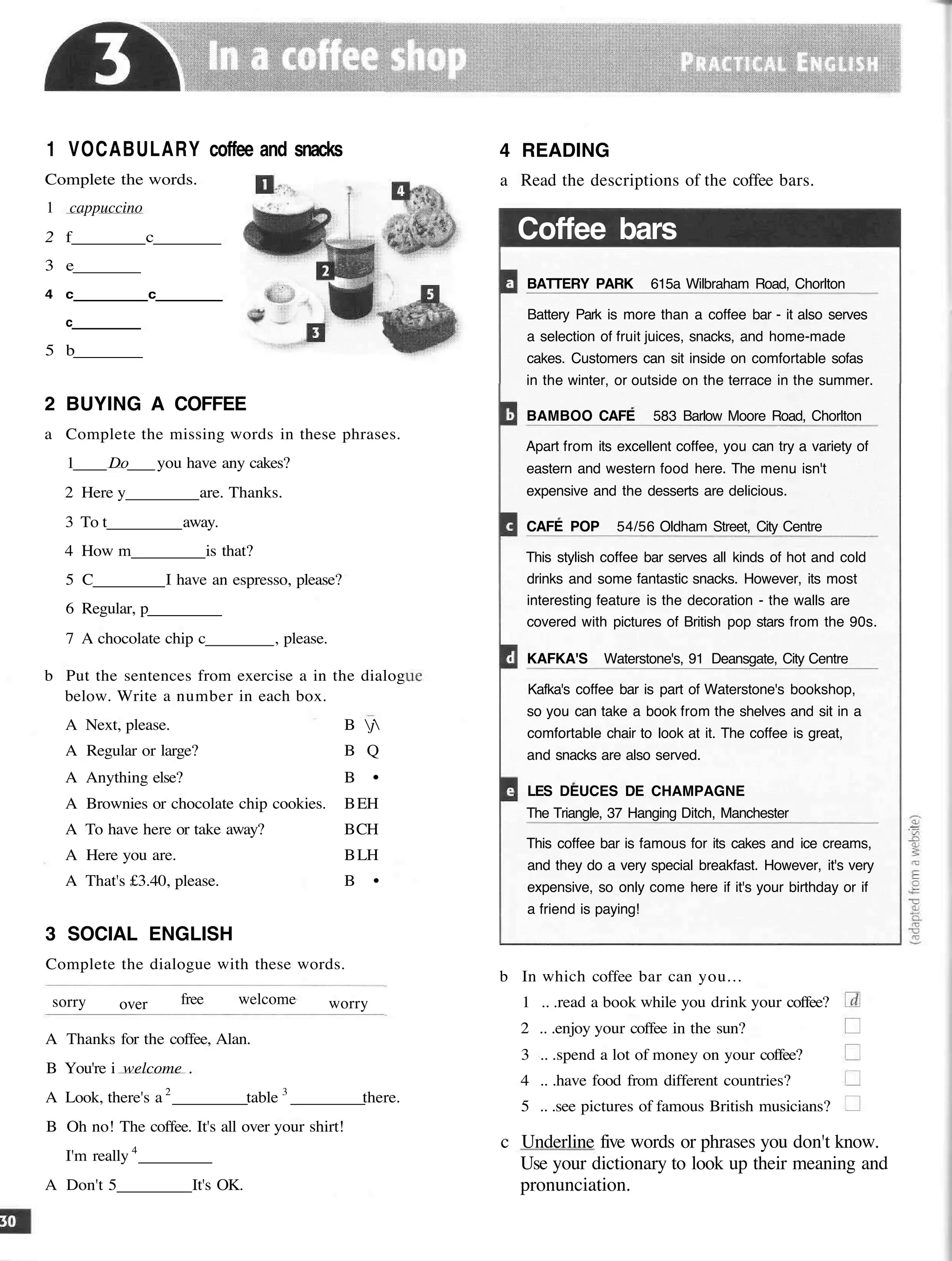 New English File Elementary Workbook.pdf | Food & Drink