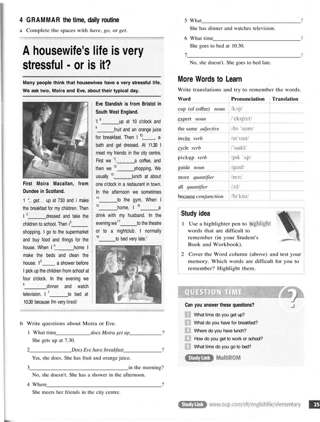 New English File Elementary Workbook.pdf | Food & Drink