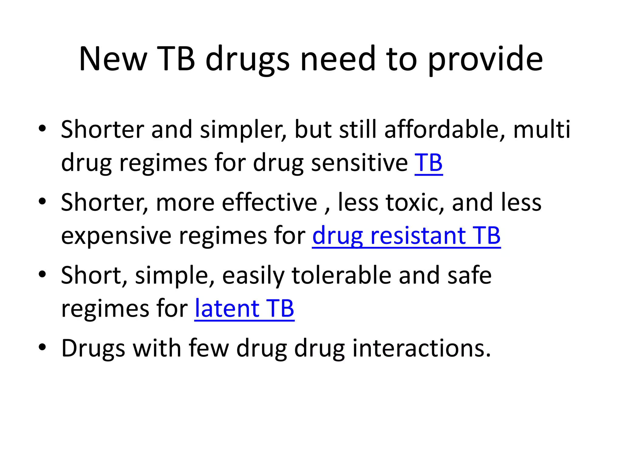 Newer anti tb drugs | PPTX