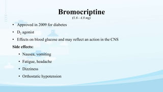 Newer antidiabetic agents | PPTX