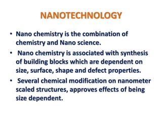 New era of nanochemistry | PPT